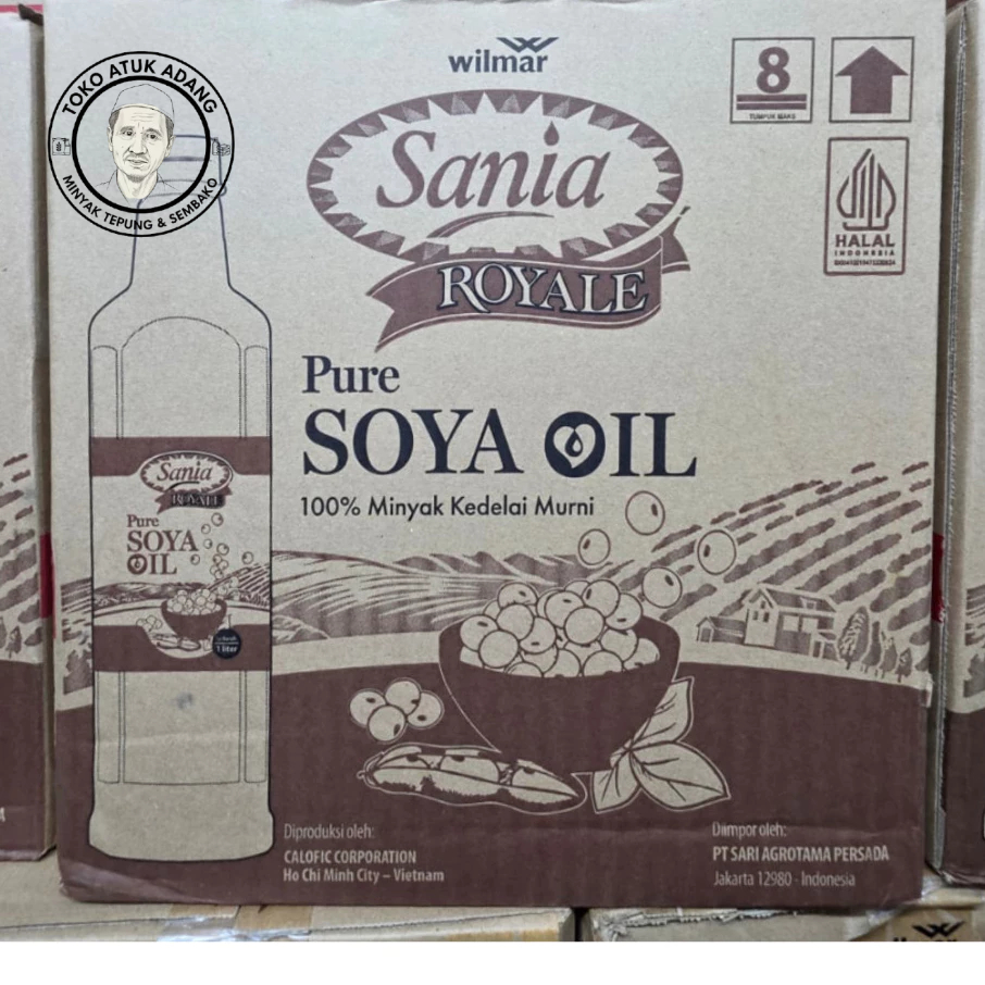 Jual TAA Sania Royale Soya Oil 1 Liter DUS / CTN (isi 12 pcs) | Shopee ...