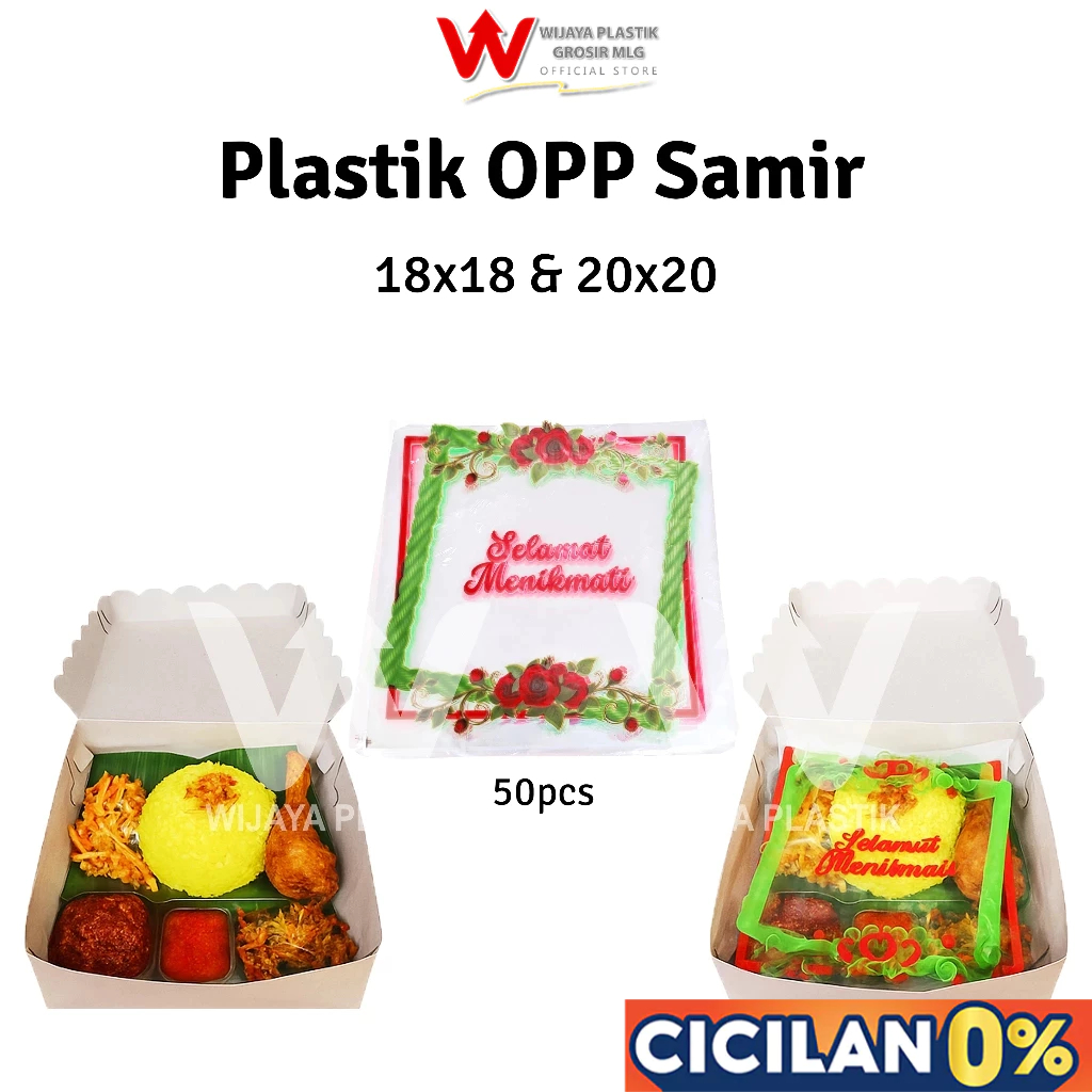 Jual [PROMO] Kantong Plastik OPP Samir 18x18 & 20x20 --- 50pcs @Pack ...