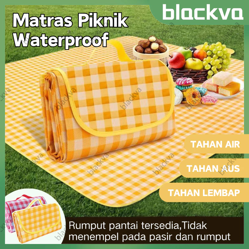 Jual Tikar Piknik Tebal Tahan Air/Alas Bersantai Outdoor/Terpal Kemah ...