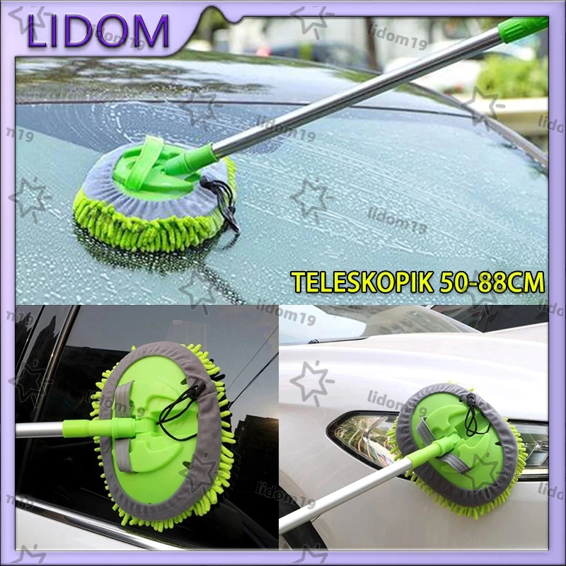 Jual Hijau Kemoceng Mobil Microfiber Tidak Merusak Car Scalable Cuci ...