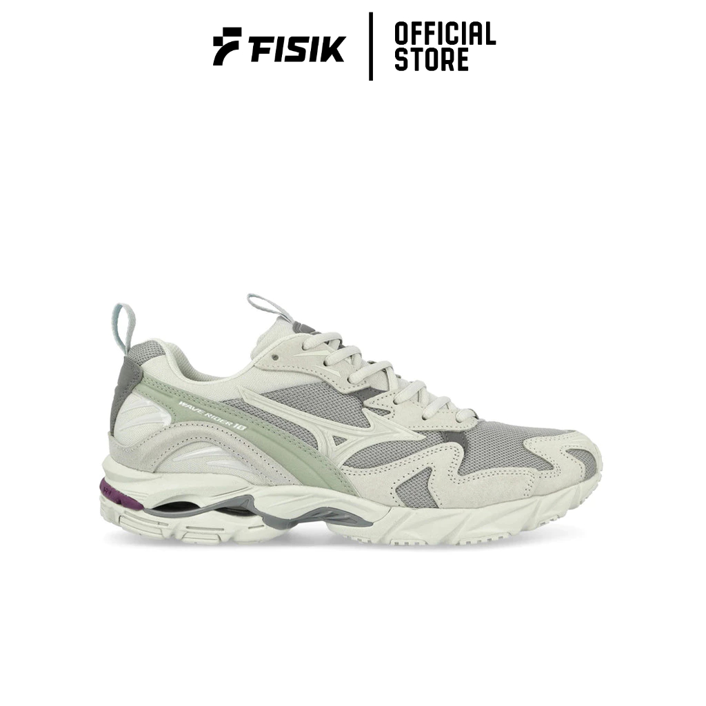Jual MIZUNO WAVE RIDER 10 HARBOR MIST/NIMBUS CLOUD/DESERT SAGE ...