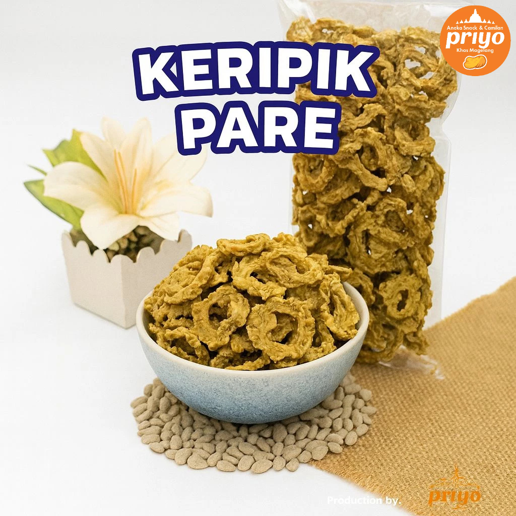 Jual Keripik Pare Crispy Original – Snack Sehat Renyah Gurih Khas ...