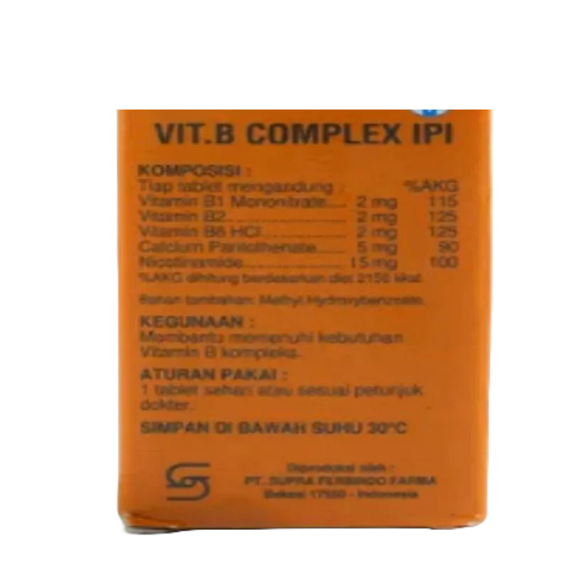 Jual IPI VITAMIN B COMPLEX 45 TAB | Shopee Indonesia