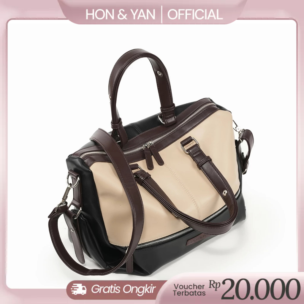 Jual HONYAN Tas Kerja Wanita Luna Handbag Tas Kantor Laptop Kekinian ...