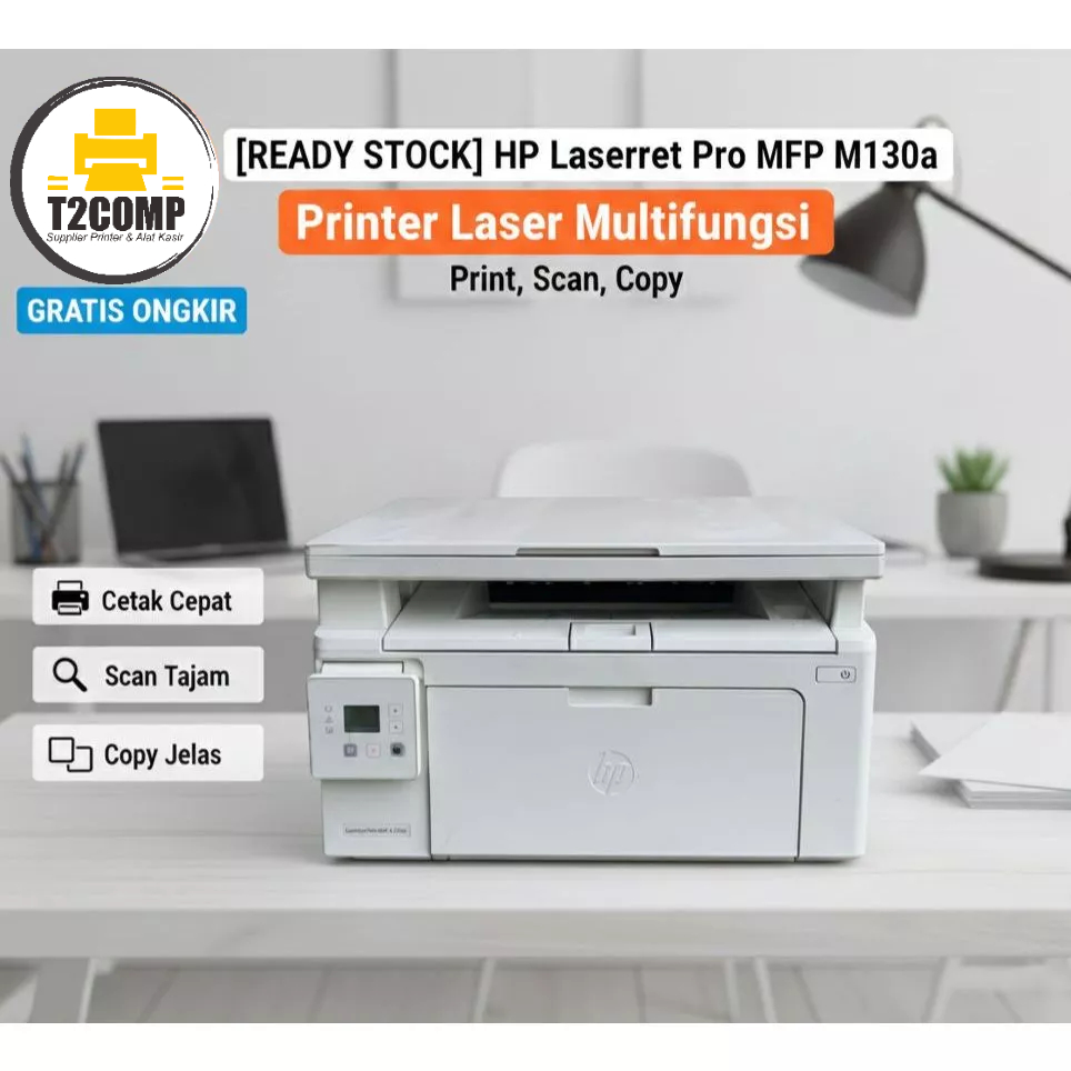Jual HP LaserJet Pro MFP M130a Print Scan Copy / HP LASERJET PRO ALL IN ...