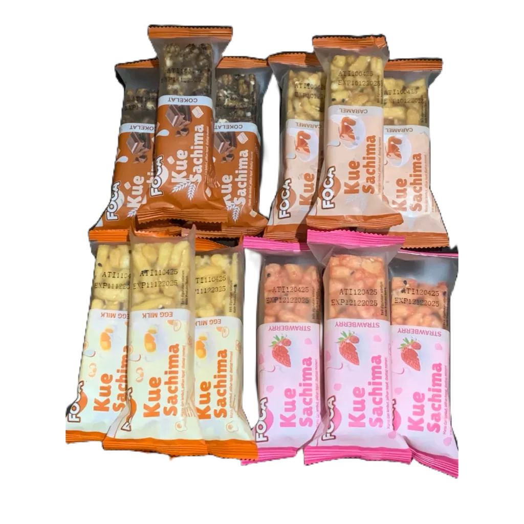 Jual Foca Kue Sachima-Paket 12 Mix 4 rasa (3 cokelat, 3 caramel, 3 ...