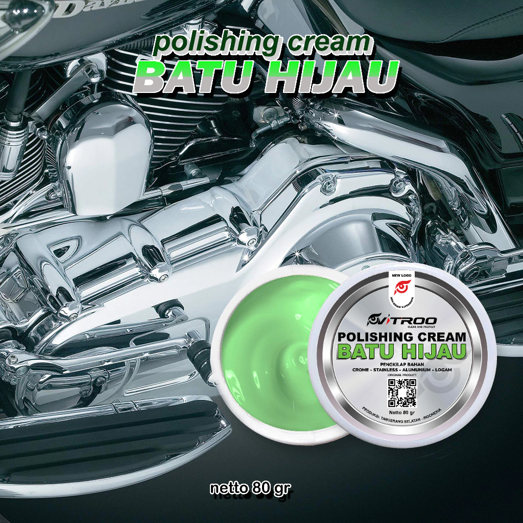 Jual Polishing Cream Batu Hijau Batu IJO Krim Poles Untuk Pengkilap ...