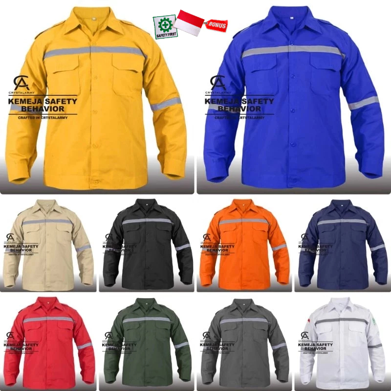Jual Grosir Wearpack Katelpak Safety Skotlet Atasan Kemeja Kerja Proyek ...