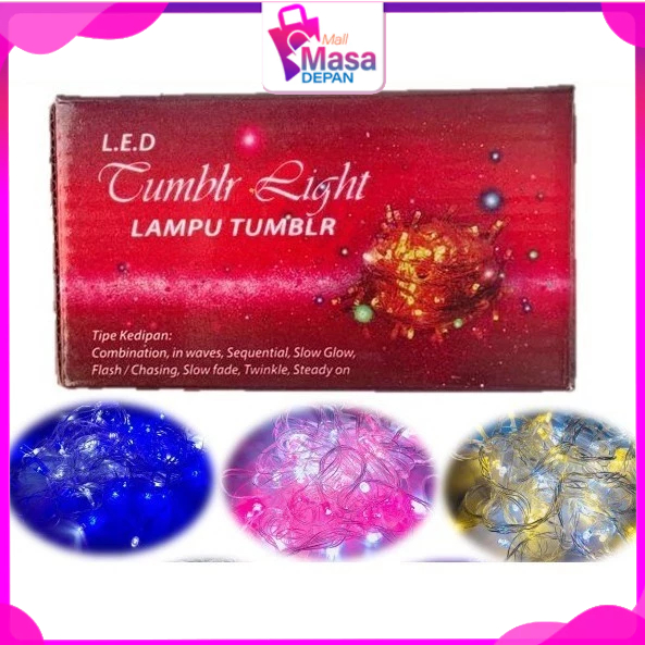 Jual MMD Lampu tumblr 10 Meter 50 LED Kotak Packingan BOX LAMPU LED ...