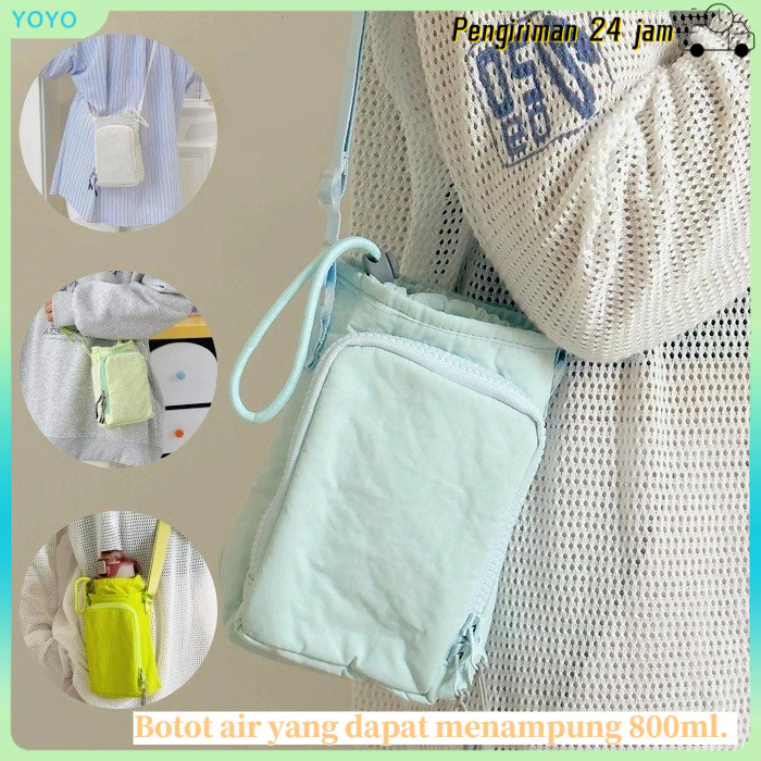 Jual (COD In Stock) Tas Botol Minum Tumbler 800ml dan HP | Tas Botol ...