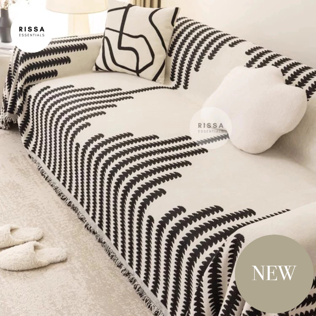Jual [RISSA] Selimut Sofa Bianca Cover Sofa Throw Blanket Serbet Sarung ...