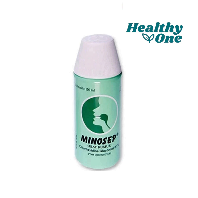 Jual MINOSEP OBAT KUMUR CHLORHEXIDINE GLUCONATE 0.1% 200ML | Shopee ...
