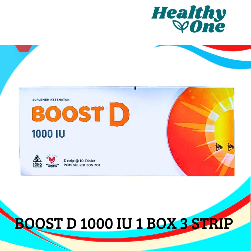 Jual BOOST D 1000 IU 1 BOX 3 STRIP | Shopee Indonesia