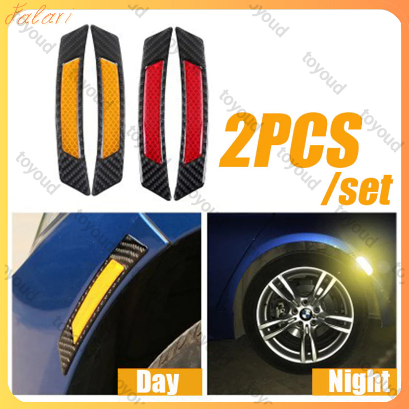 Jual 2PCS Sticker Reflector Mobil /Stiker Side Marker Bumper Mobil ...
