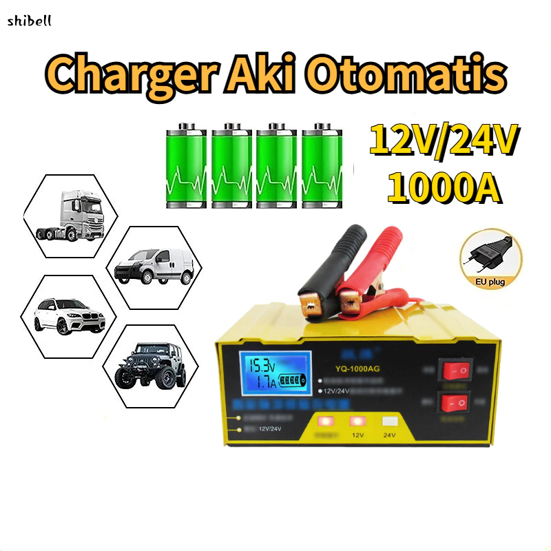 Jual Charger Aki Otomatis Smart Intelligent Auto Repair Mobil Pengisi ...