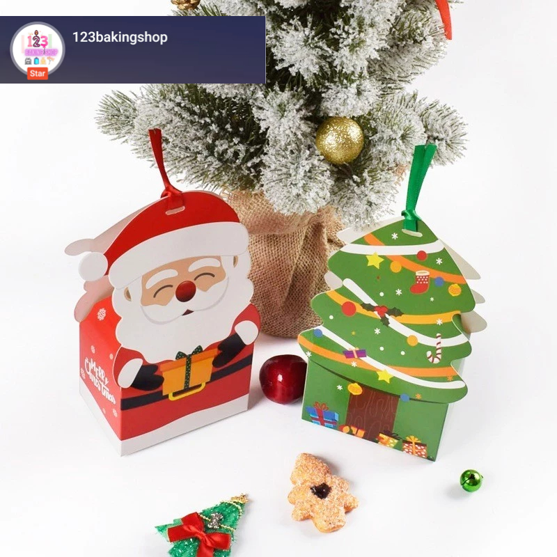 Jual Box mini cookies kue permen biskuit gift kado Natal Christmas/Box ...