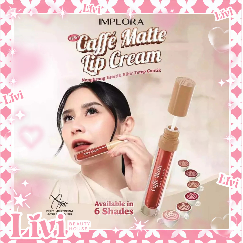 Jual LIVI - Implora Caffe Matte Lip Cream - BlurMatte & Ringan ...