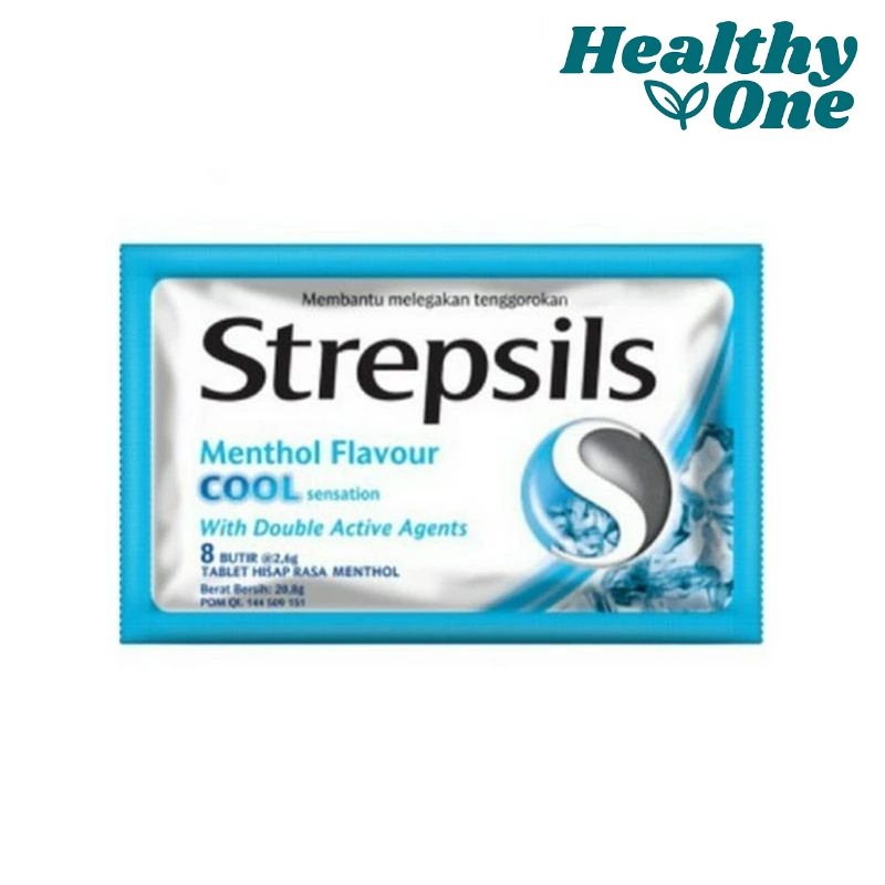 Jual STREPSIL COOL POUCH ISI 8 TABLET HISAP | Shopee Indonesia