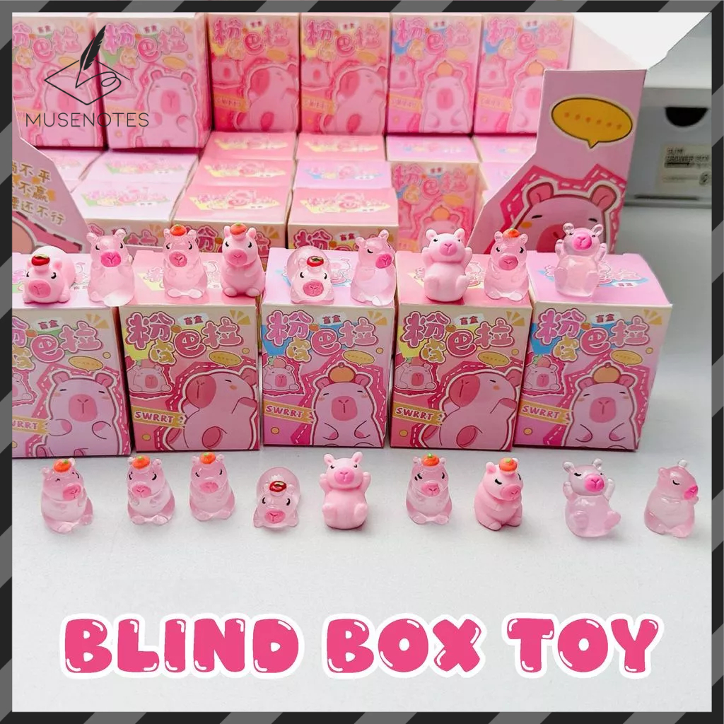 Jual Blind Box Capybara Loopy Mainan Panjangan Figure Mini Cute Random ...