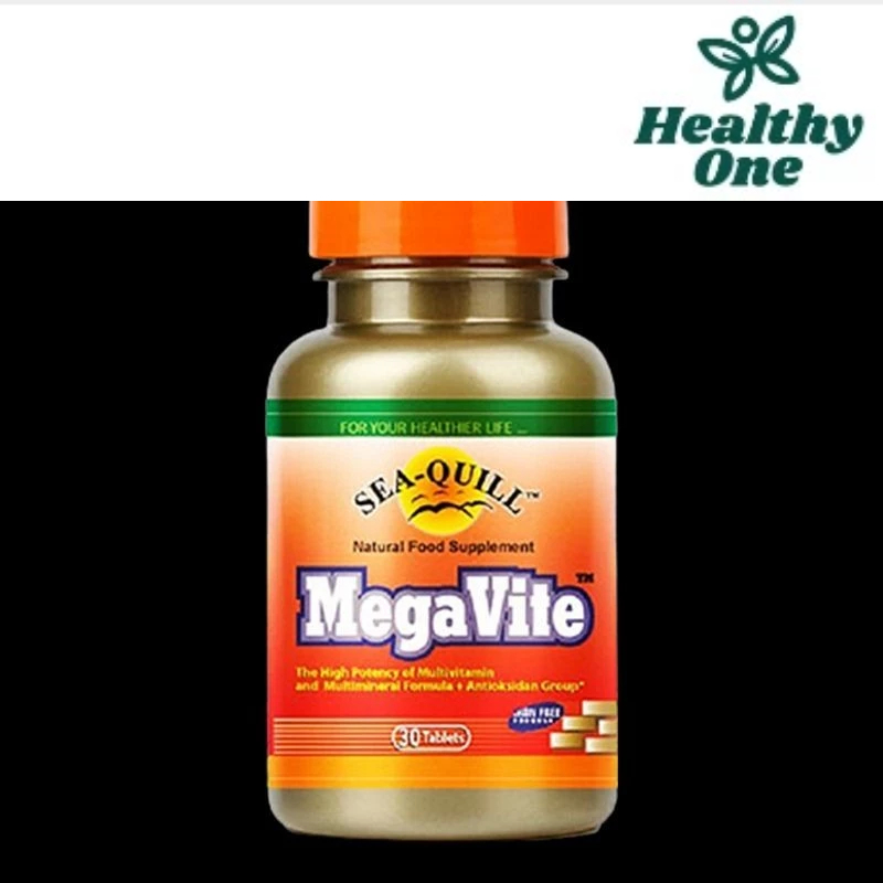 Jual SEA QUILL MEGAVITE 1 BOTOL 30 TABLET | Shopee Indonesia