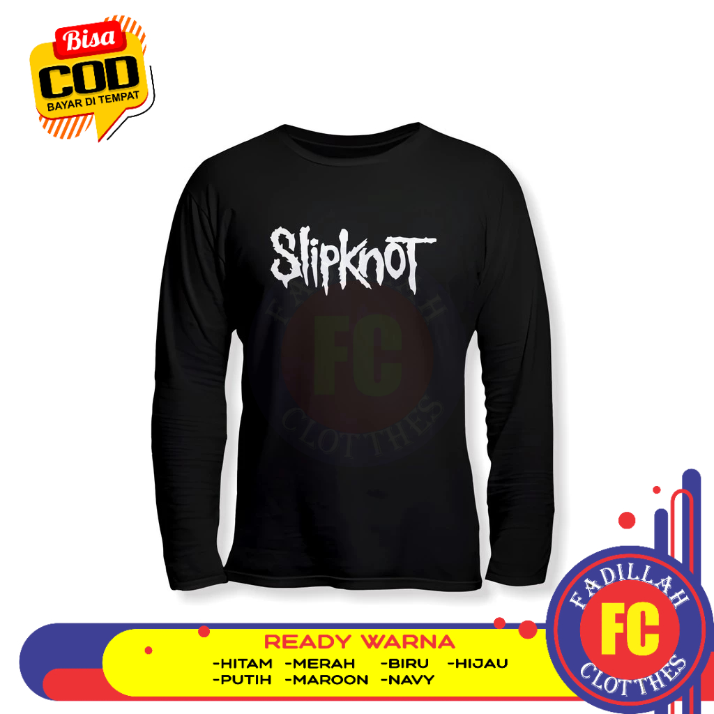 Jual Baju Kaos Slipknot Lengan Panjang Baju Musik | Shopee Indonesia