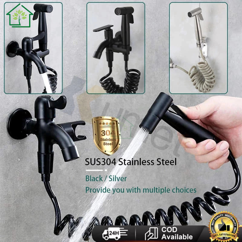 Jual SUS304 1 Set Jet Shower Kloset/ Kran Cabang Shower 2 Dan Jet ...