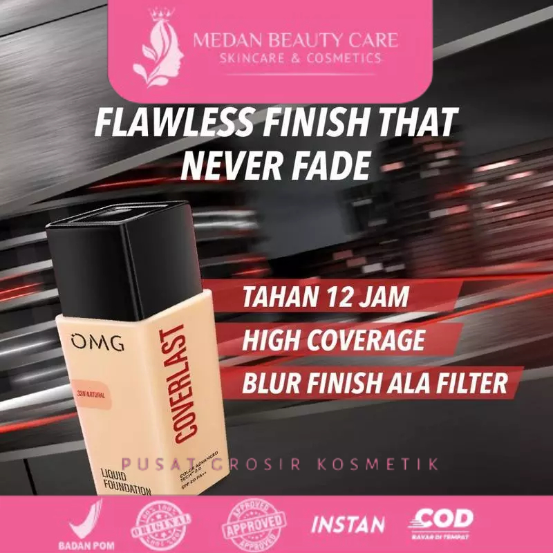 Jual OMG Liquid Foundation 25ml | Shopee Indonesia