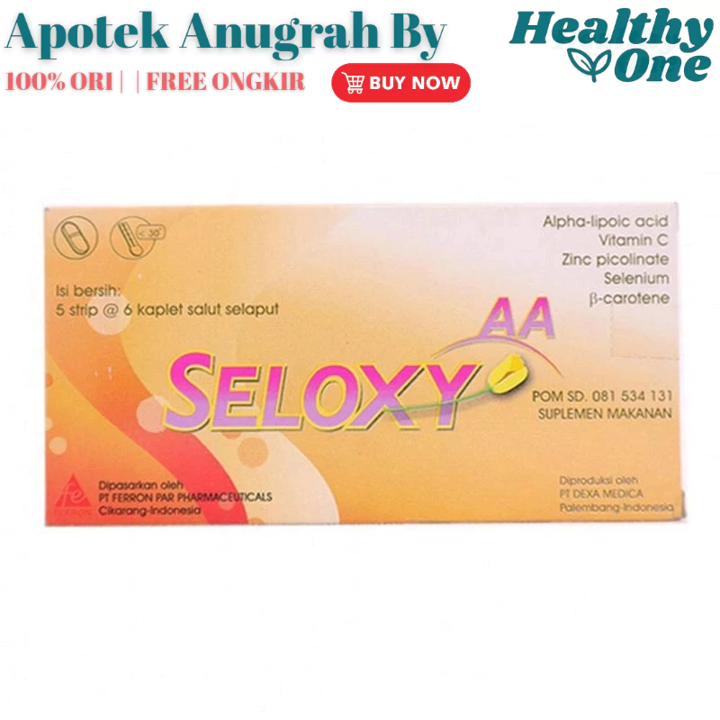 Jual SELOXY AA 1 STRIP 6 TABLET | Shopee Indonesia