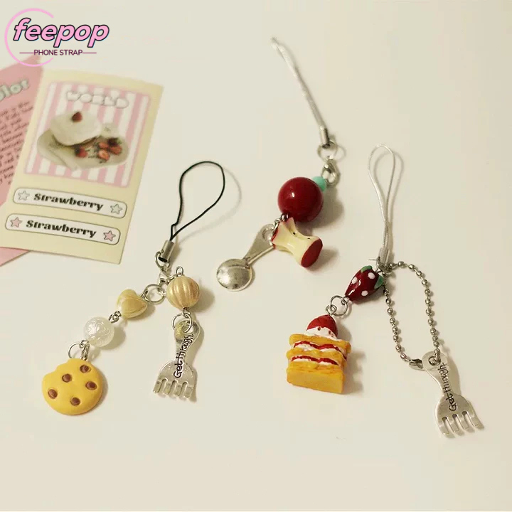 Jual Tali Lanyard Hp Lucu Buah Apel Gantungan Hp Aesthetic Korea Dasi ...