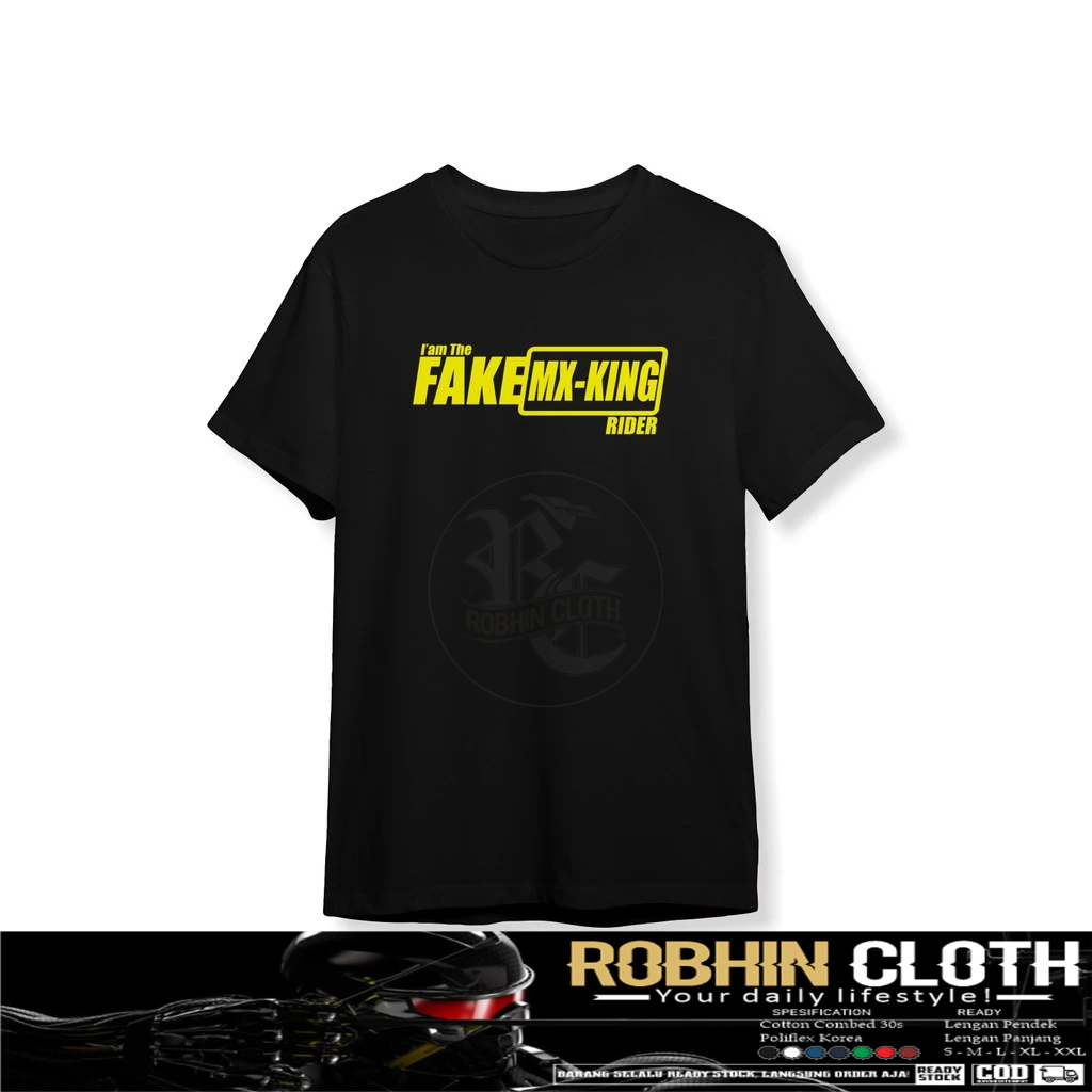 Jual Kaos Baju Iam The Fake MX King Rider Baju Otomotif | Shopee Indonesia