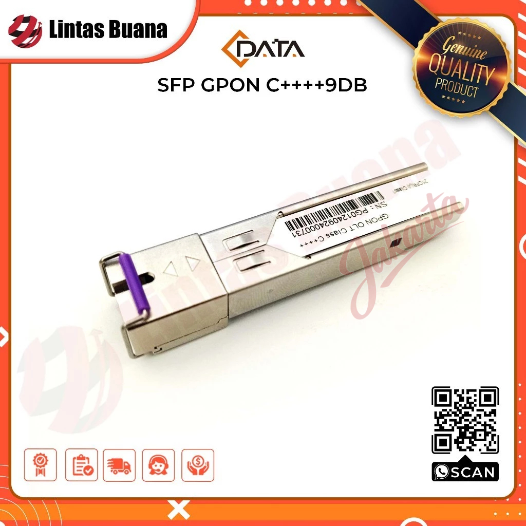 Jual C-DATA GPON SFP MODULE C++++ 9db ( CDATA SFP GPON C+++ 9dBm ...