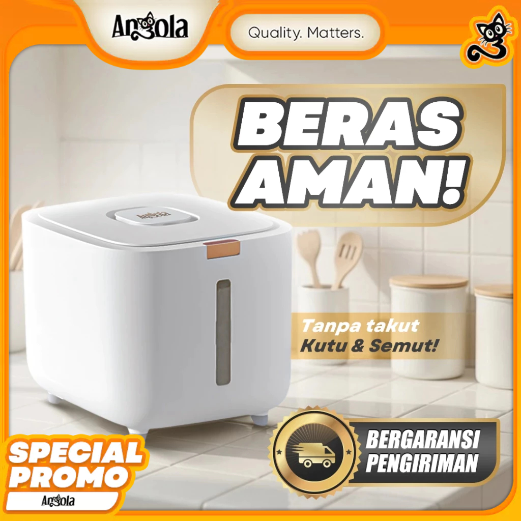 Jual Angola Tempat Beras Anti Kutu Dan Semut E03/E04 Dispanser Beras 5 ...