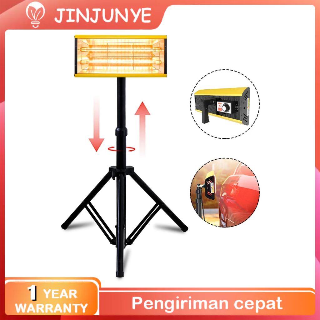 Jual Lampu Standing Pemanas Pengering Cat Mobil Dengan pengatur waktu ...