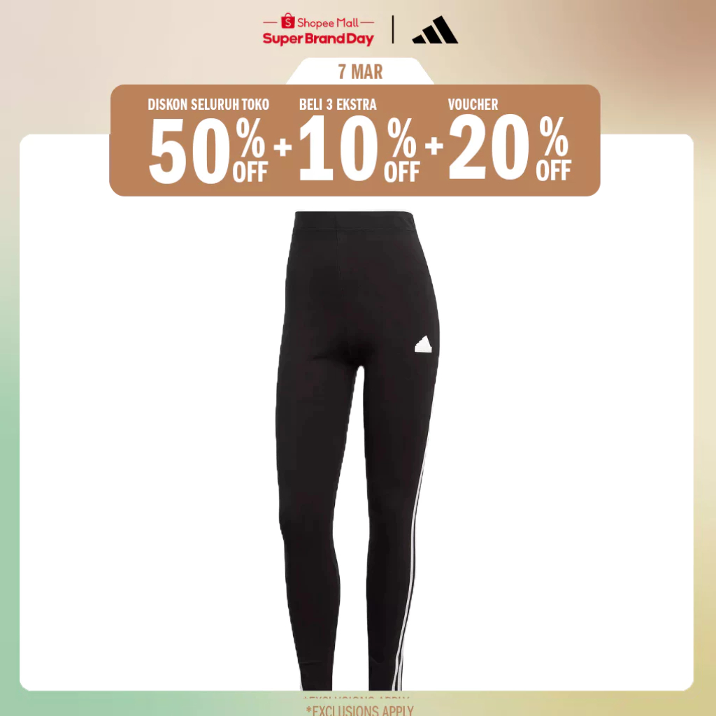 Jual adidas Lifestyle Future Icons 3-Stripes Leggings Women Black ...