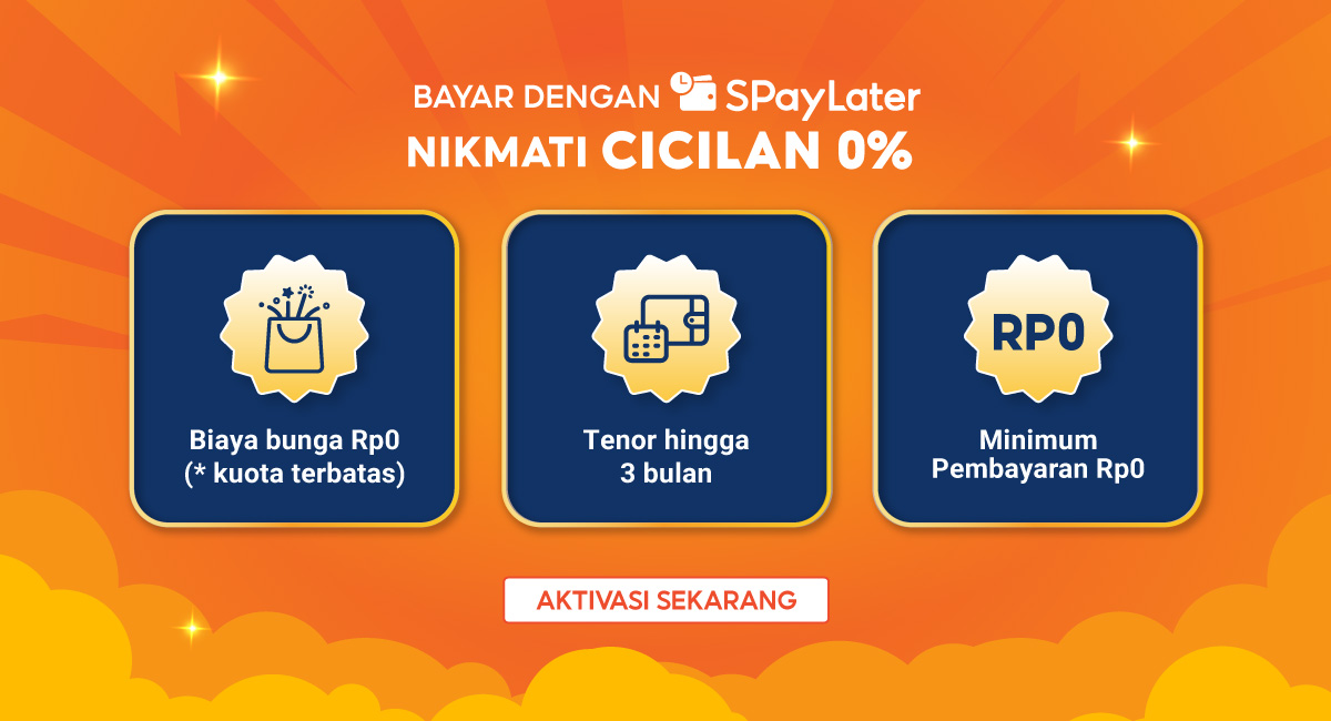 Pulsa, Tagihan & Tiket Cicilan 0% | 1-31 Ags