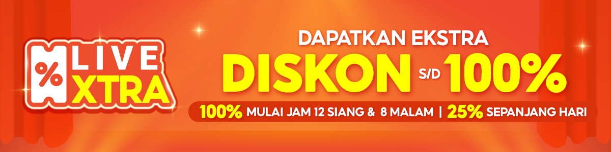 Belanja di Shopee Live | Diskon Kilat s/d 100% Setiap Hari