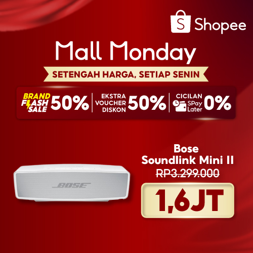 Shopee Mall Monday | 100% Ori, Setengah Harga, Setiap Senin