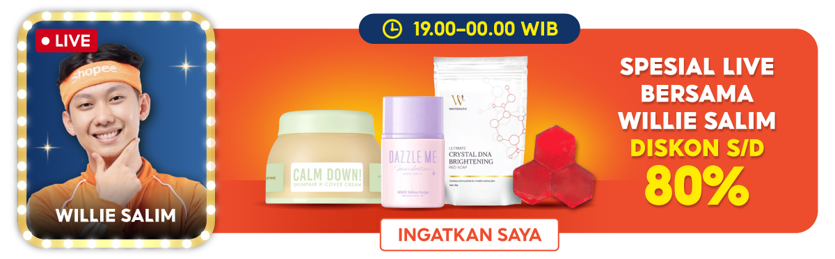 Belanja di Shopee Live | Diskon Kilat s/d 100% Setiap Hari