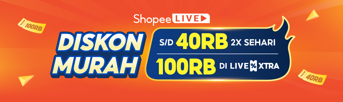 Belanja di Shopee Live | Diskon Murah s/d 40RB Setiap Hari