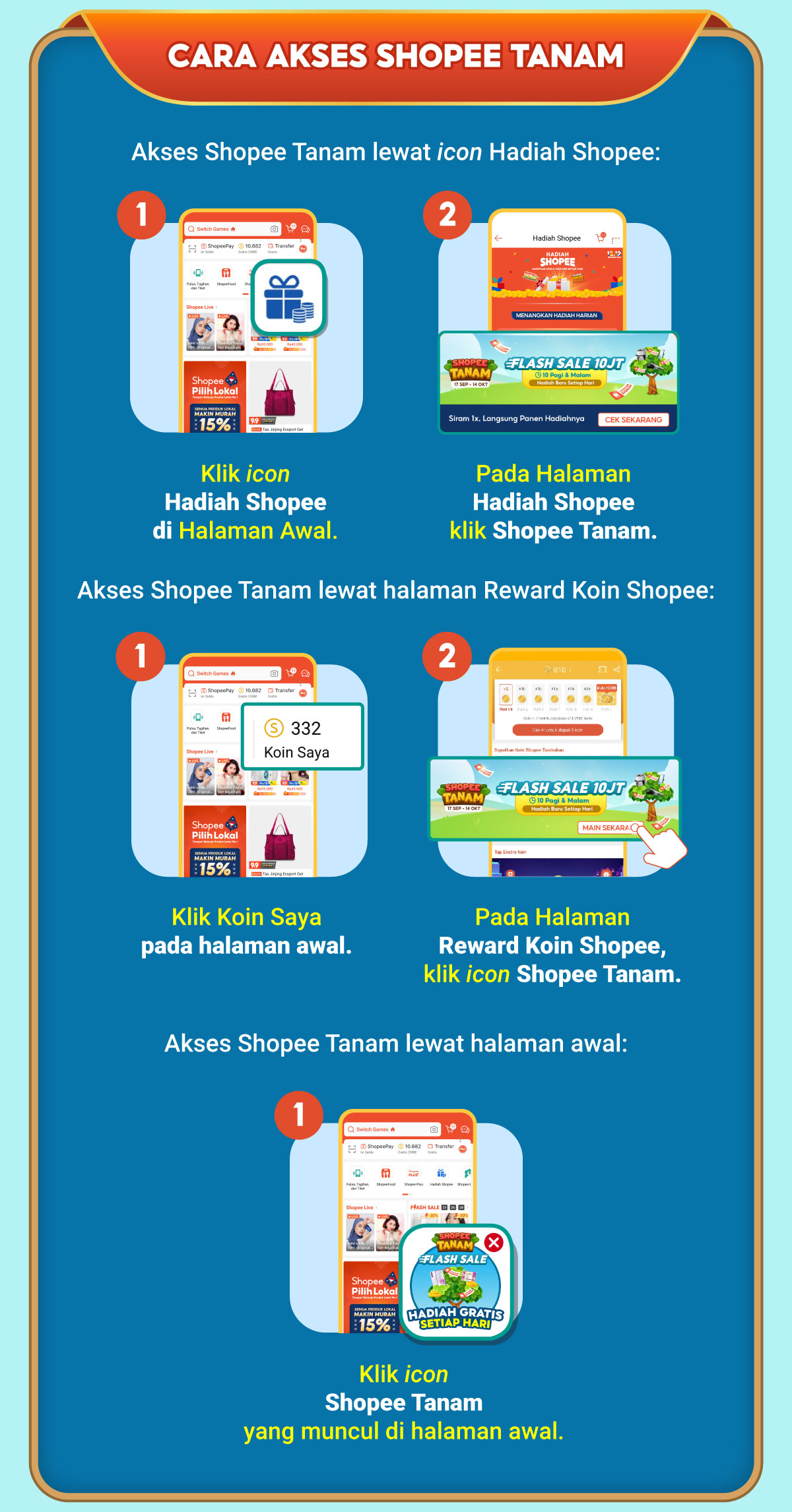 Main Shopee Tanam | Shopee Indonesia