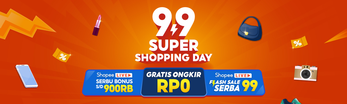 Promo 9.9 Super Shopping Day | Gratis Ongkir Rp0