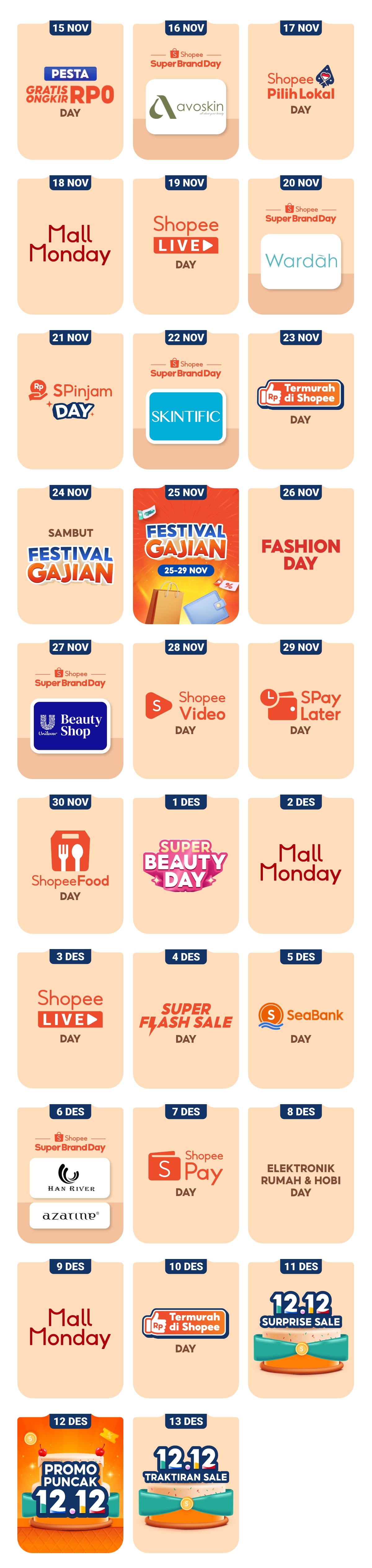 Promo 12.12 Birthday Sale di Shopee