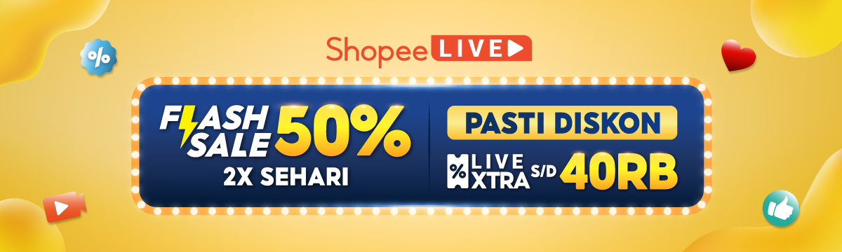 Belanja di Shopee Live | Diskon Murah s/d 50RB Setiap Hari