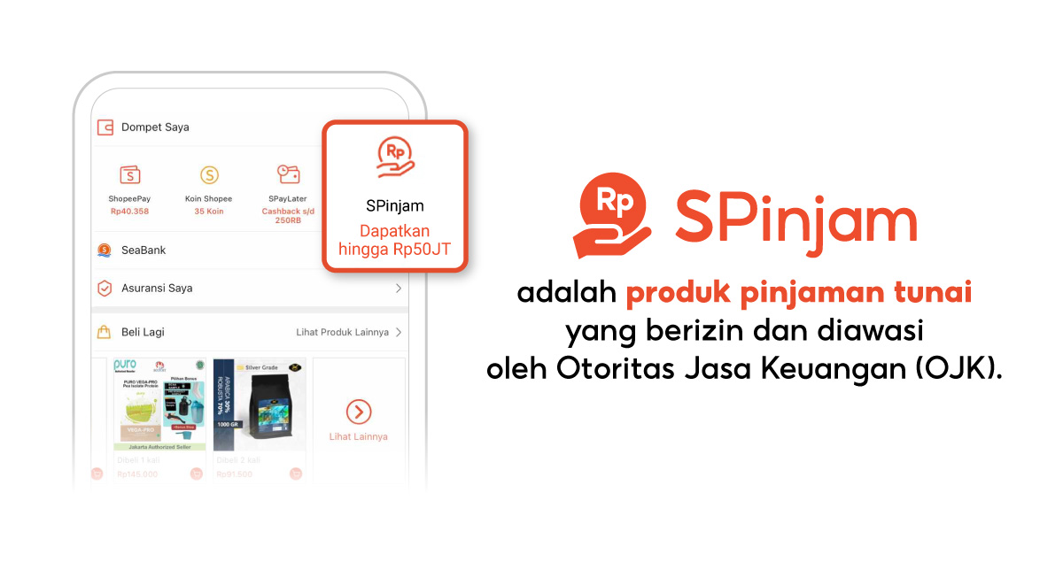 Pinjaman Online Resmi, Cicilan S/D 12 Bulan | SPinjam