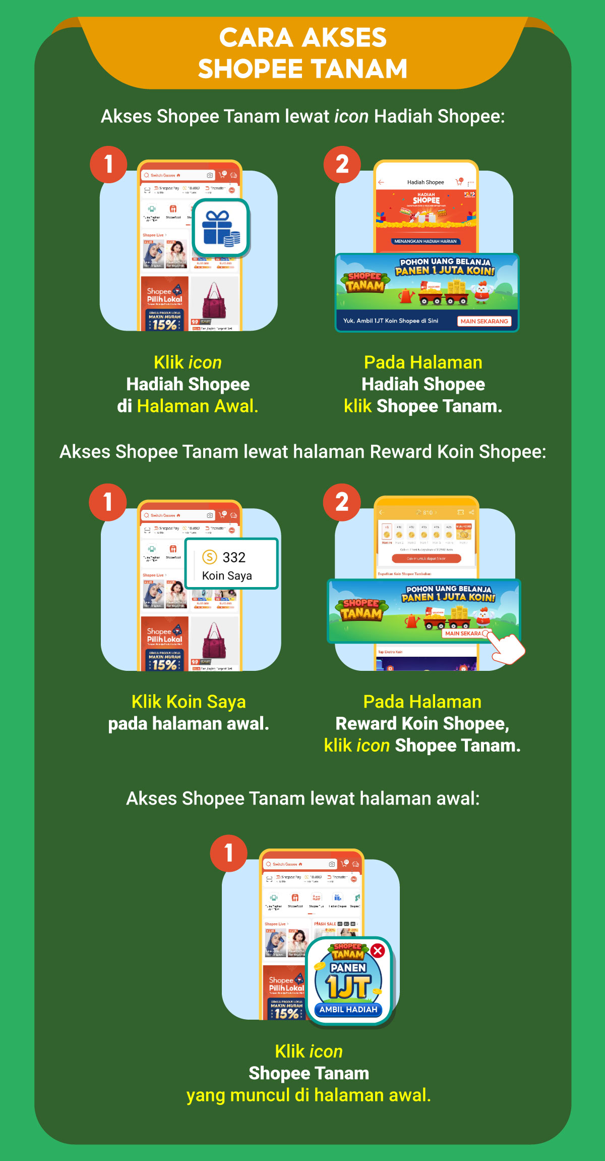 Main Shopee Tanam | Shopee Indonesia