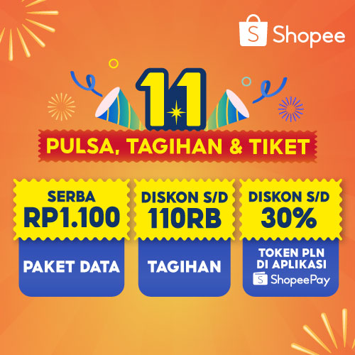 1.1 Pulsa, Tagihan & Tiket | Tagihan Diskon s/d 110RB