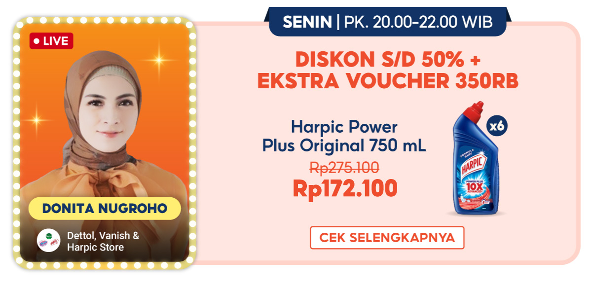 Belanja di Shopee Live | Diskon Murah s/d 50RB Setiap Hari