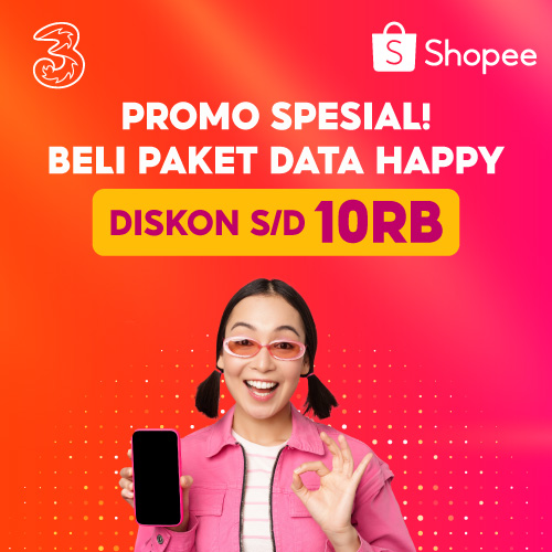 Promo Spesial! Paket Data Happy, Diskon s/d 10RB!