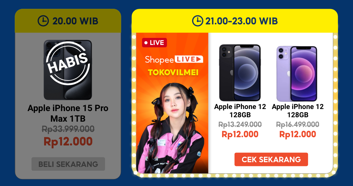 Puncak Promo 12.12 Birthday Sale di Shopee