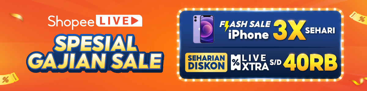 Belanja di Shopee Live | Diskon Murah s/d 50RB Setiap Hari